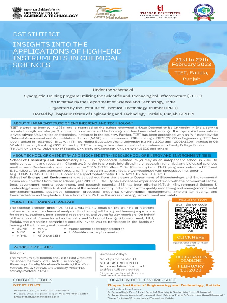 STUTI THAPAR FlyerV3 | PDF | Science | Physical Sciences