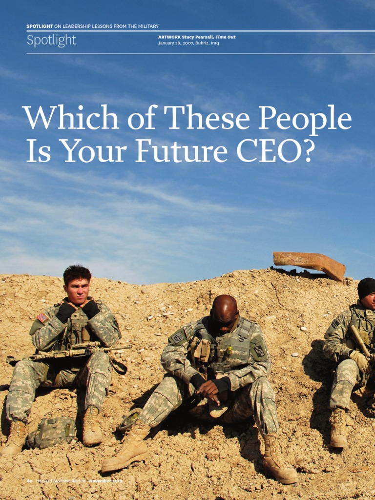 Military Experience Shapes CEO Leadership | PDF | Leadership | United ...