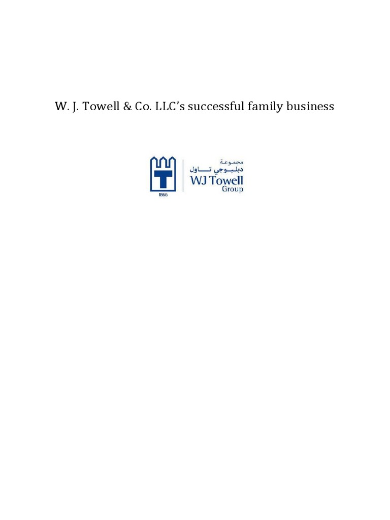 TOWELL Group | PDF | Economies | Business