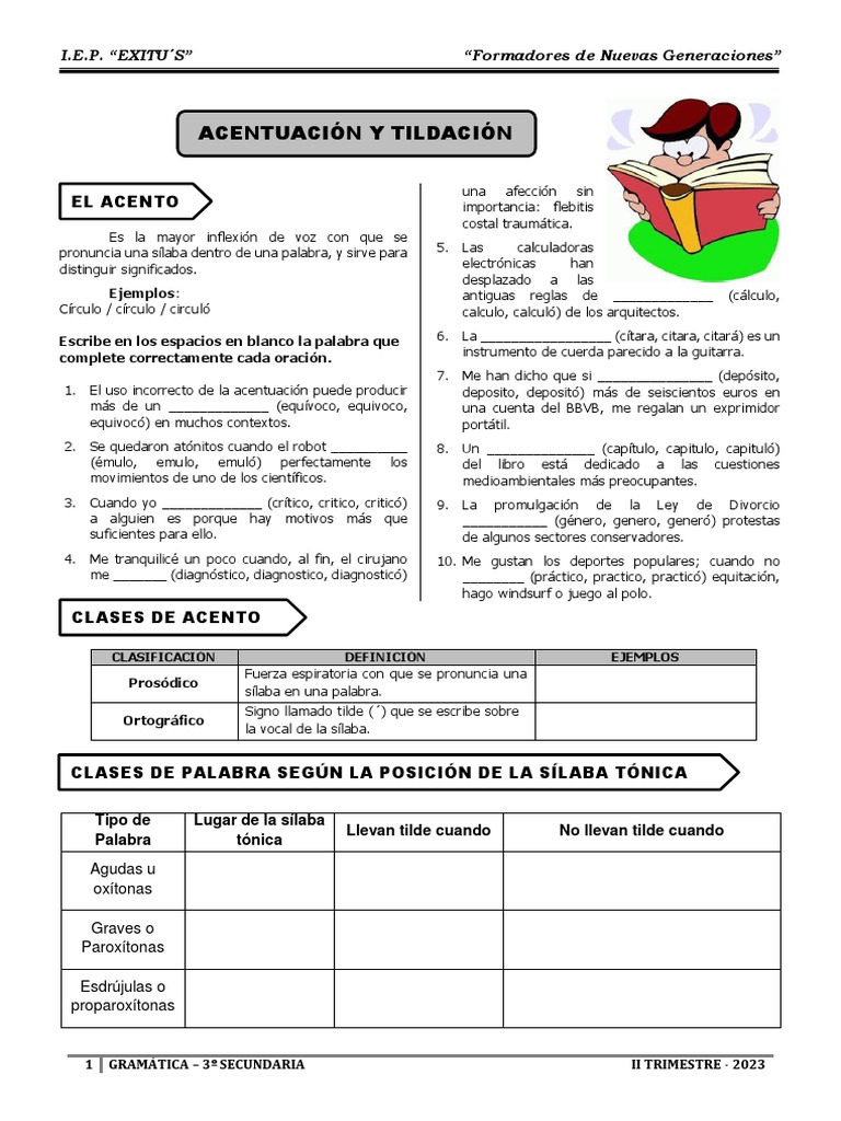 Ortografia - 3ero | PDF