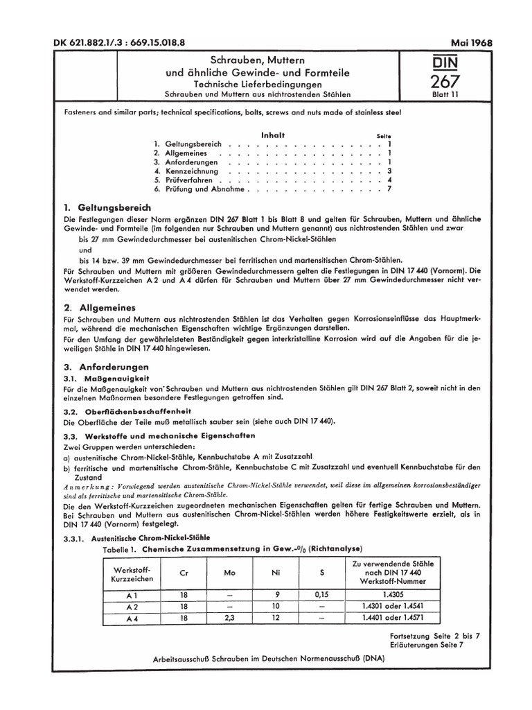 Din 267-11 | PDF