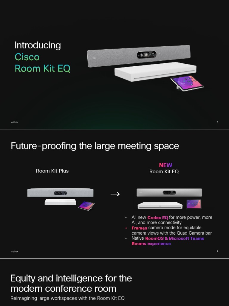 Room Kit EQ | PDF | Hdmi | Microphone