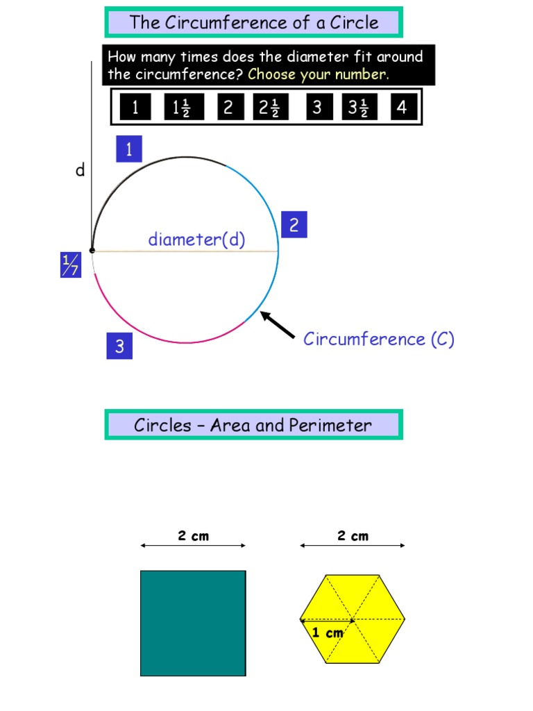 Circle Circumference and Area Guide | PDF | Area | Circle