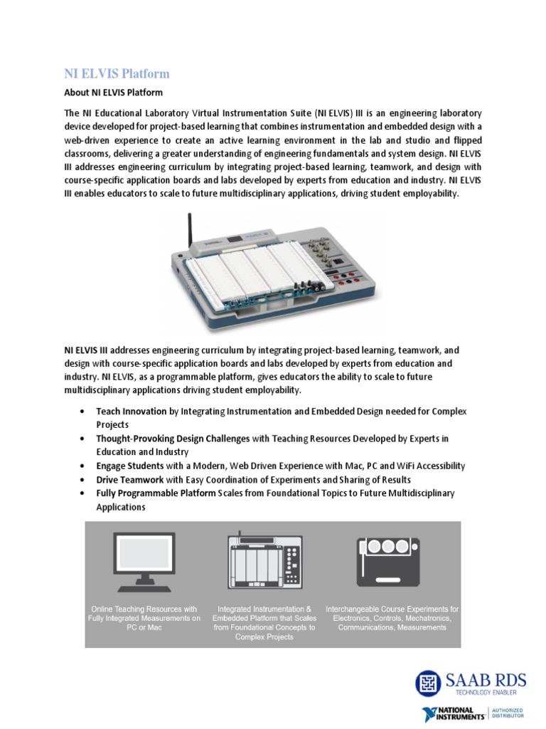 ELVIS III Information | PDF | Electronics | Amplifier