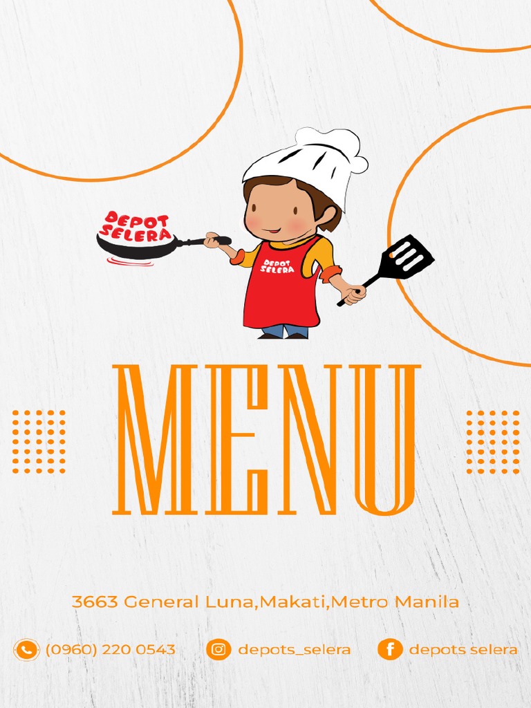 Menu Depot Selera | PDF