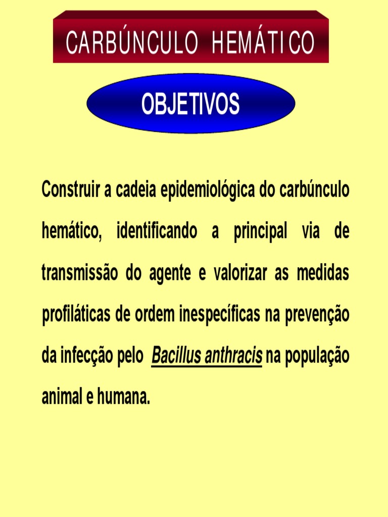 CARBUNCULO-HEMÁTICO | PDF
