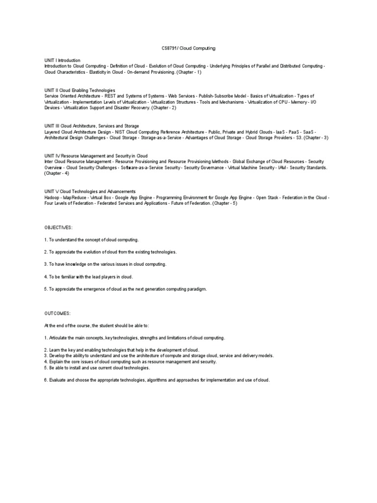 Cloud Computing Pdf Cloud Computing Computing