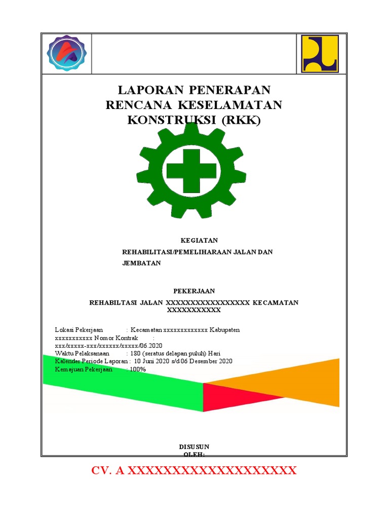 Laporan Keselamatan Rehabilitasi Jalan | PDF