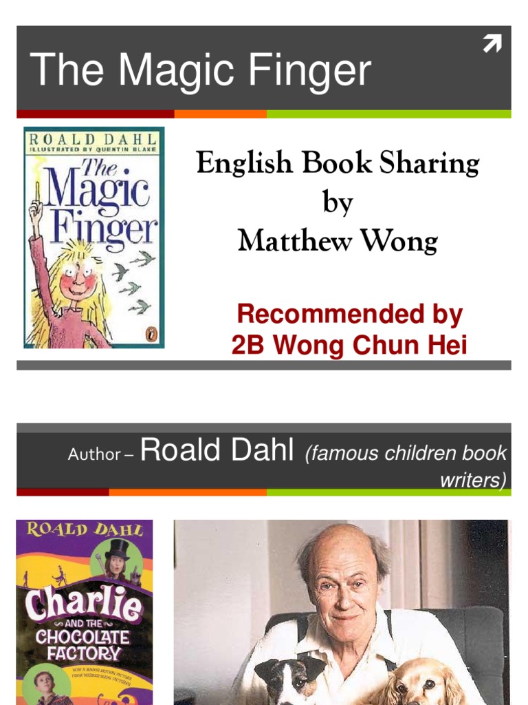 The Magic Finger: Roald Dahl Review | PDF | Mystery, Thriller & Crime ...