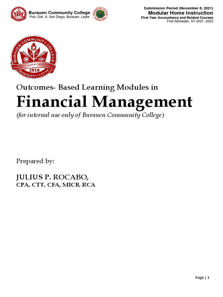 Financial Management Module 4 Updated | Download Free PDF | Float ...