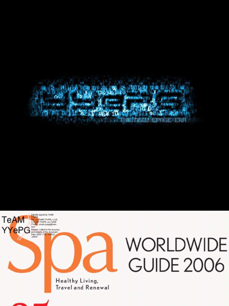 Spa Worldwide Guide Magazine 2006 PDF eBook-YYePG | PDF | Spa | Massage