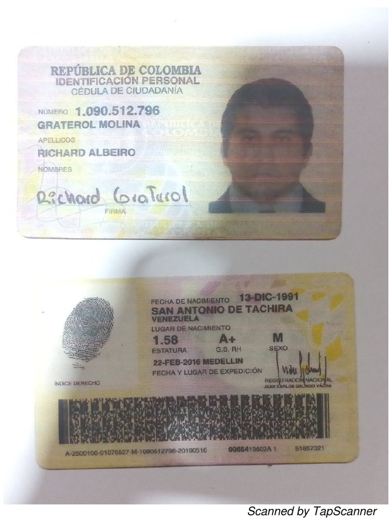 Cédula Richard | PDF