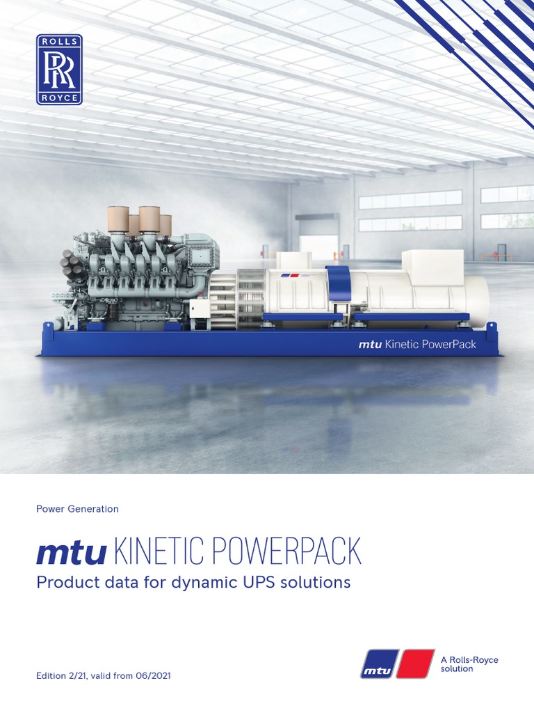 Product Data Mtu Kinetic PowerPack | PDF | Power Supply | Nature