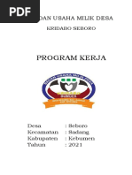Program Kerja BUM Desa 2025 | PDF