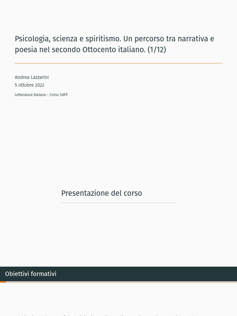 Lezione 1 | PDF