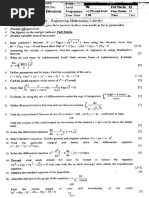 Engineering Mathematics Question Bank 20sc01t | PDF | Matrix ...