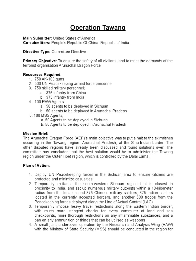 Directive UNSC Crisis | PDF | Tibet | Government