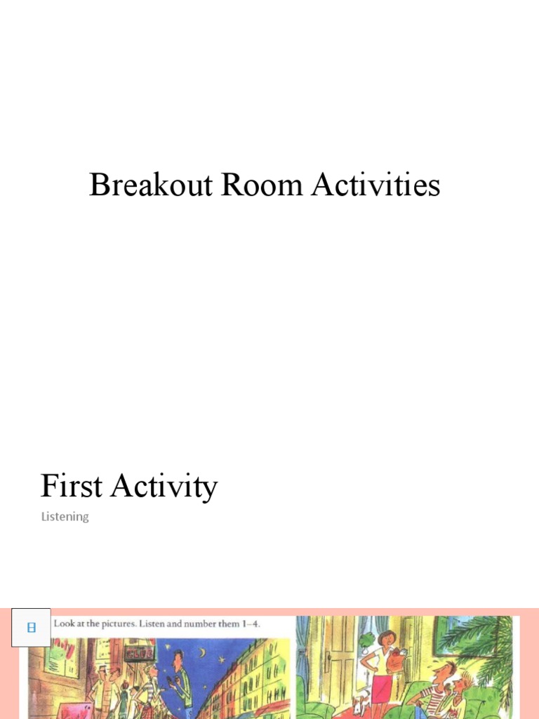 Breakout Room Activity Week 1 (Monday) | PDF