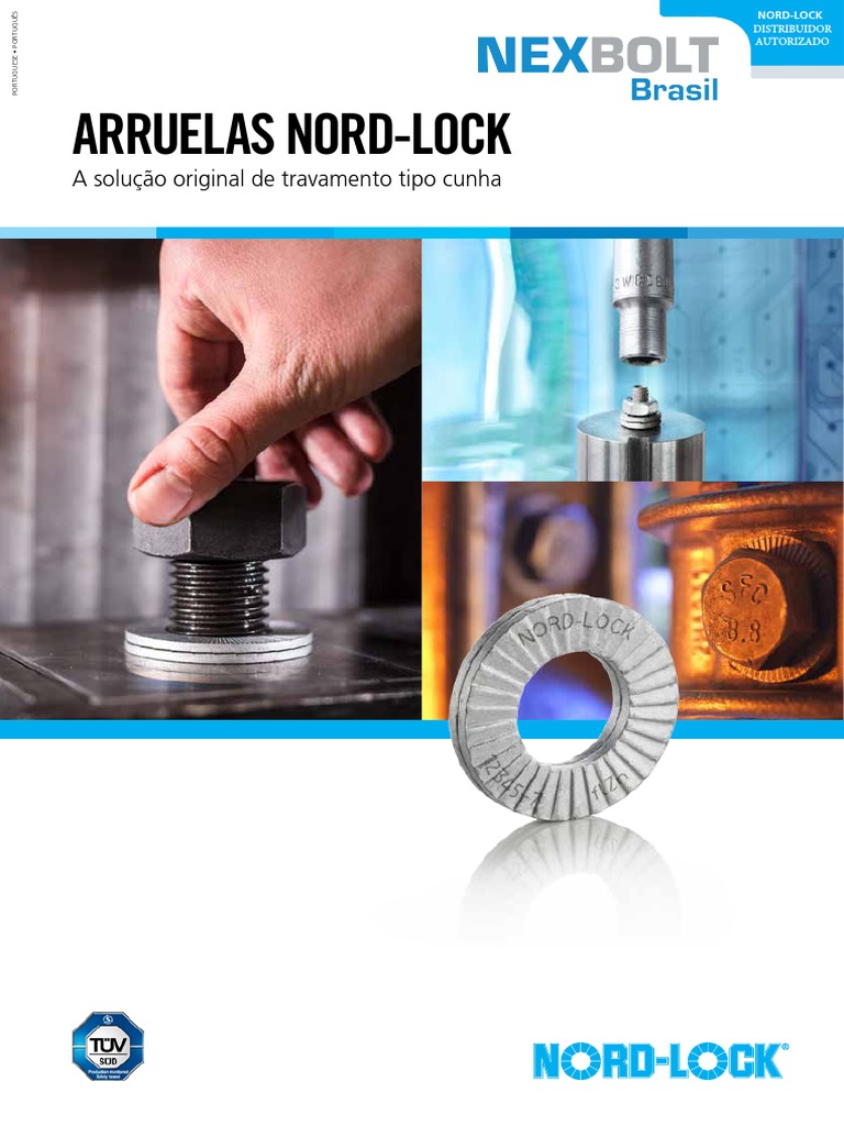 Catalogo Nord-Lock Portugues | PDF | Parafuso | Oscilação