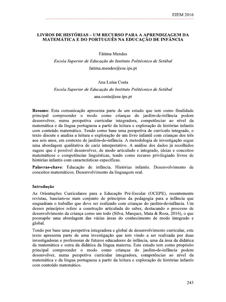 Livros de Historias - Pp. 243-256 | PDF