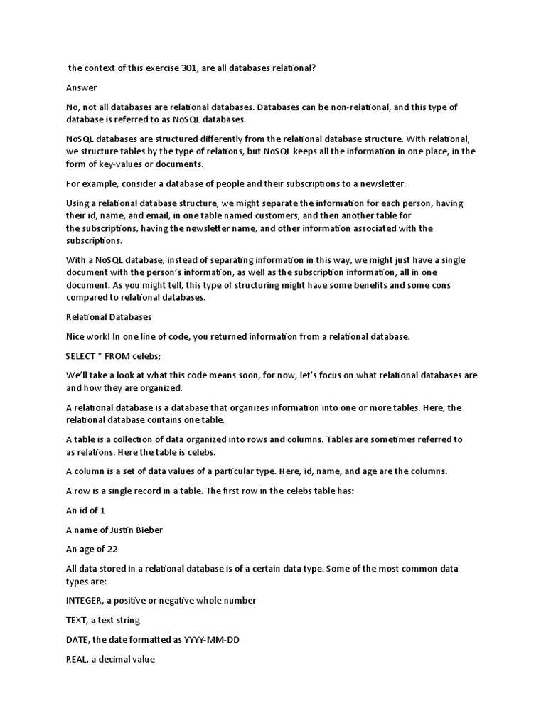 Sql L Download Free Pdf Relational Model Relational Database
