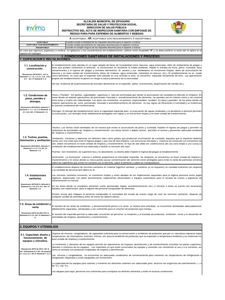 Expendio de Alimentos | PDF | Agua | Saneamiento