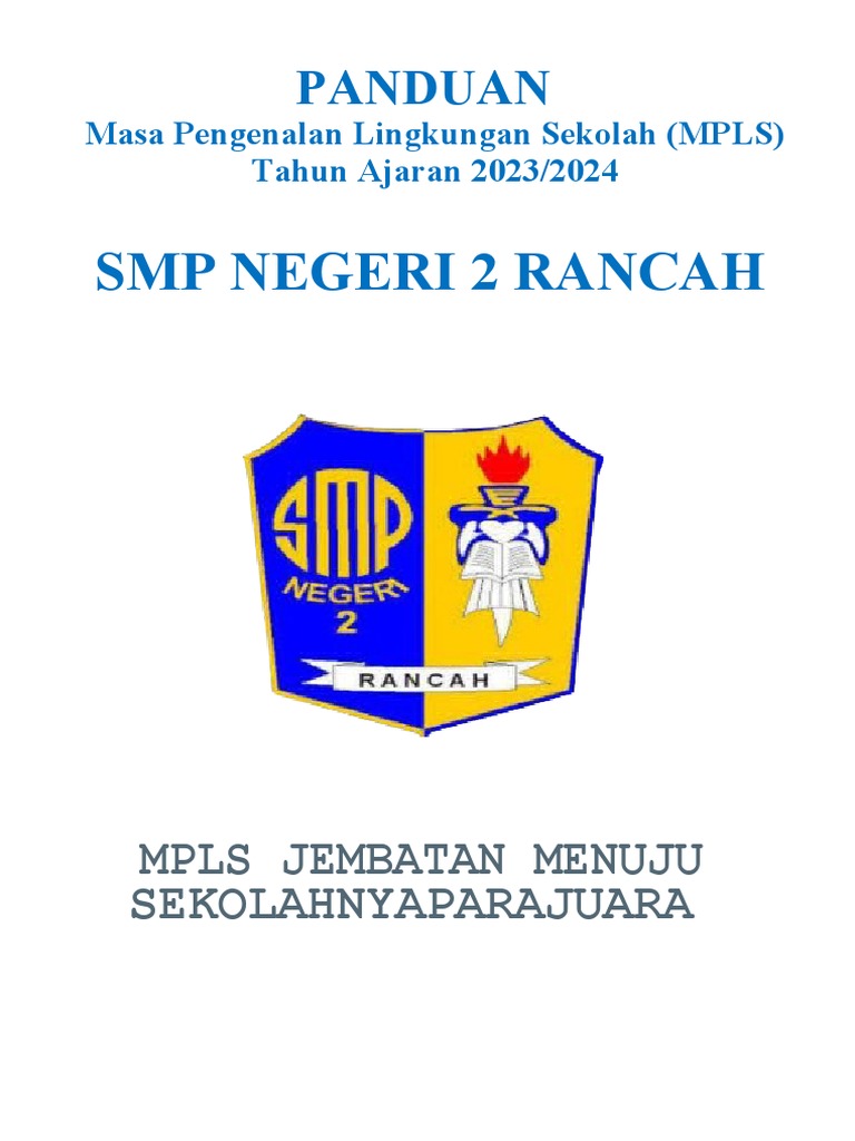 Panduan MPLS 2023 2024 | PDF