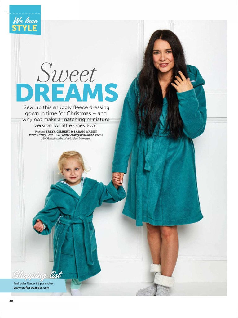 Banny Khalat Dlya Detey I Vzroslykh | PDF | Sewing | Seam (Sewing)