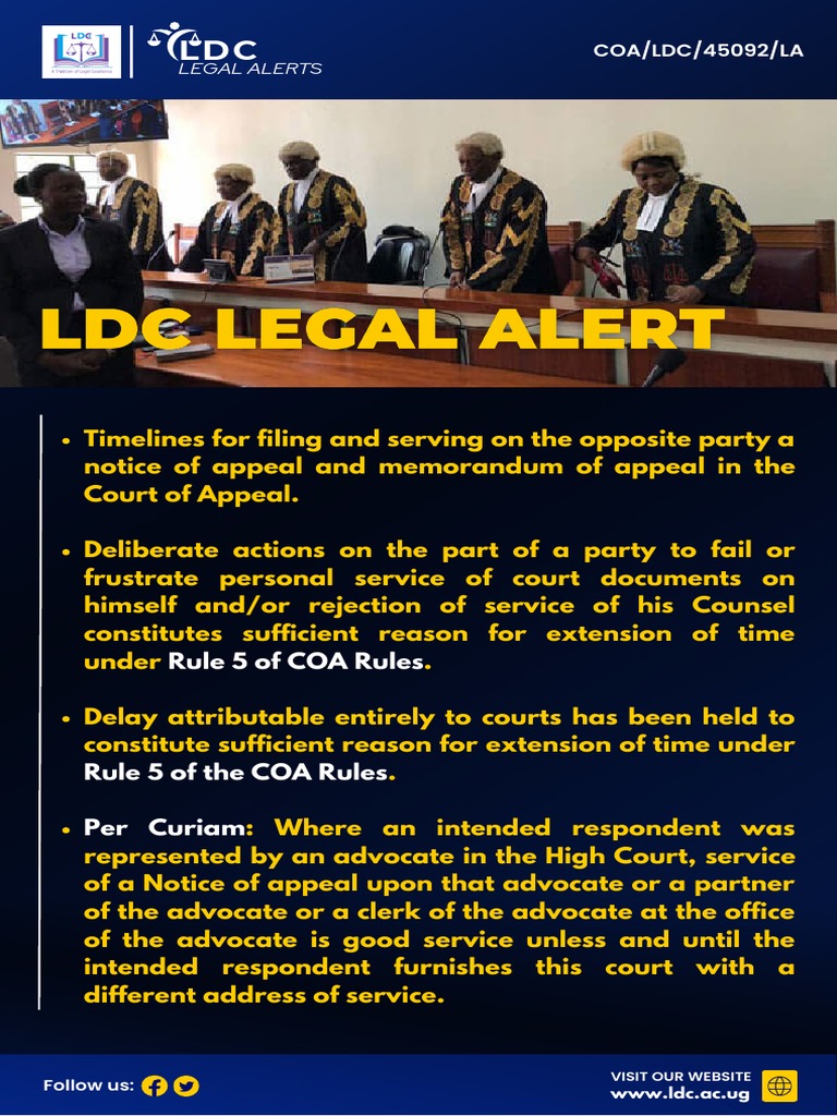 Notice of Appeal Filing Guidelines | PDF | Advocate | Appeal