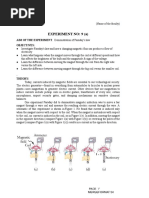 PhET Simulation of Electromagnetic Induction | PDF | Magnetic Field ...