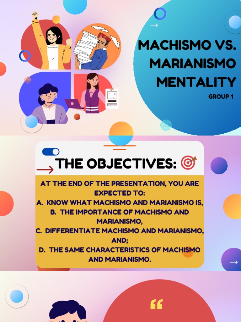 Machismo and Marianismo Presentation | PDF
