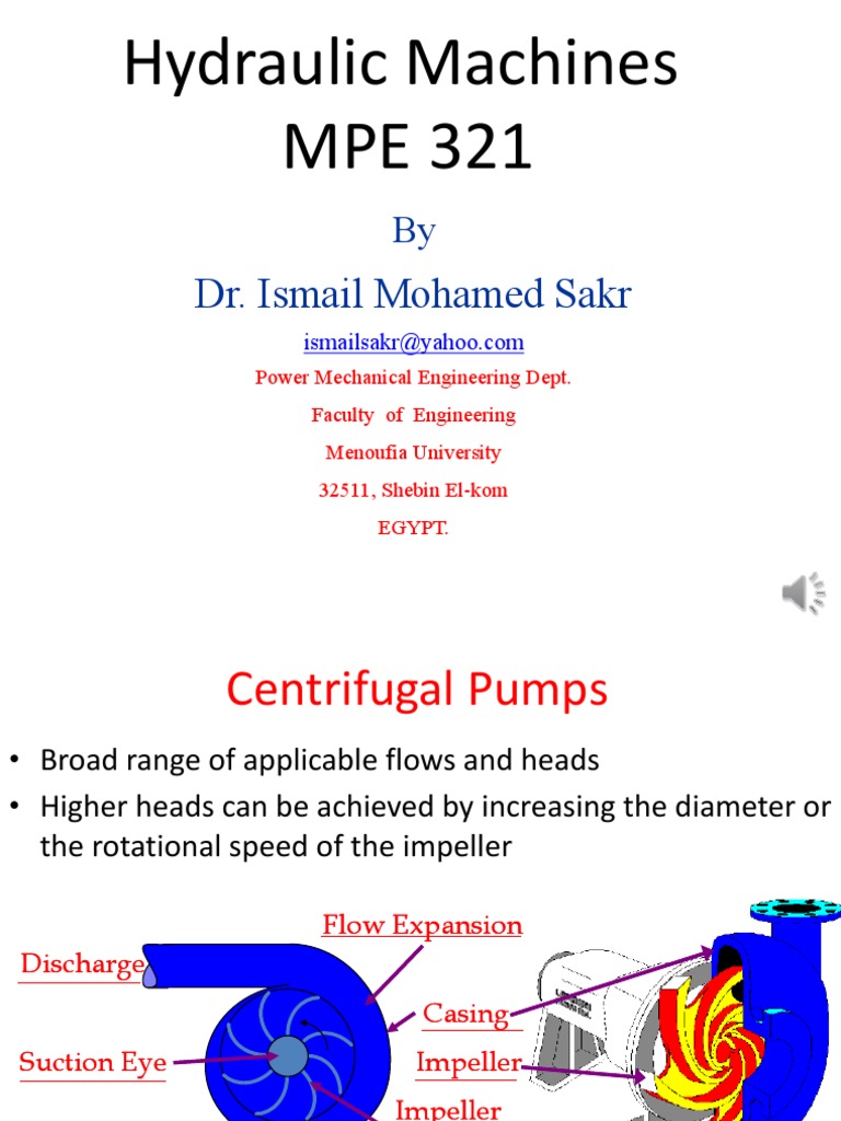 Lecture Title-6 | PDF | Pump | Machines