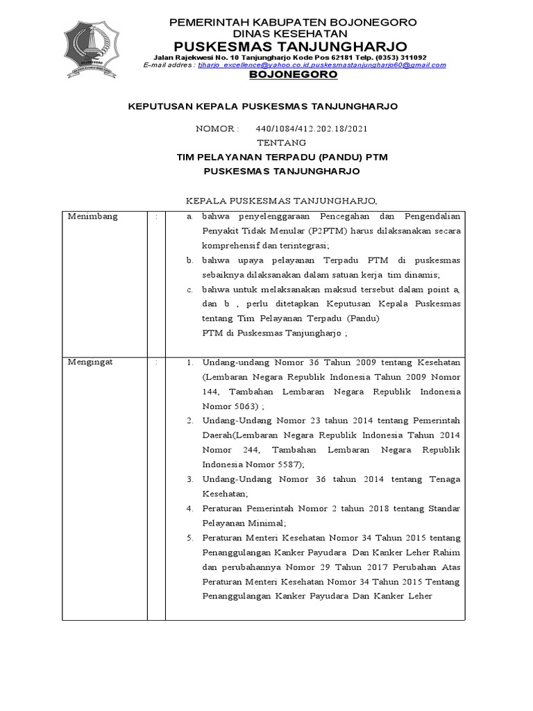 SK Pandu PTM 2021 | PDF | Pengembangan Diri