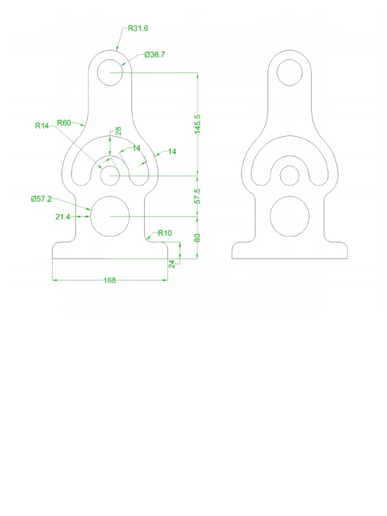Engineering Drawing Practice 8 | PDF