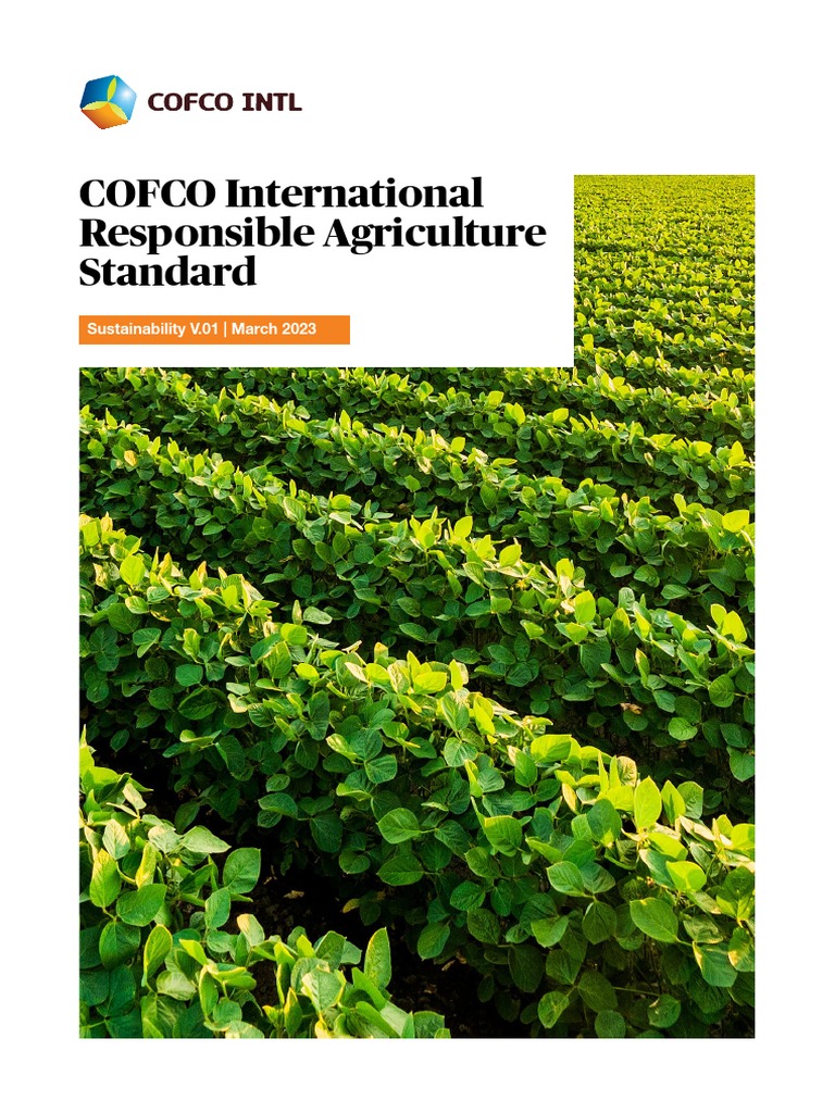 Cil Responsible Agriculture Standard 2023 Final | PDF | Audit | Soil