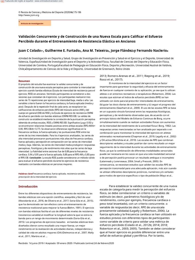 RISE Scale Concurrent and Construct Validation of A New Scale For ...