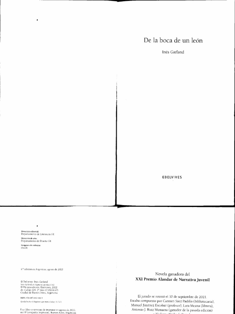 De La Boca de Un Leon | PDF