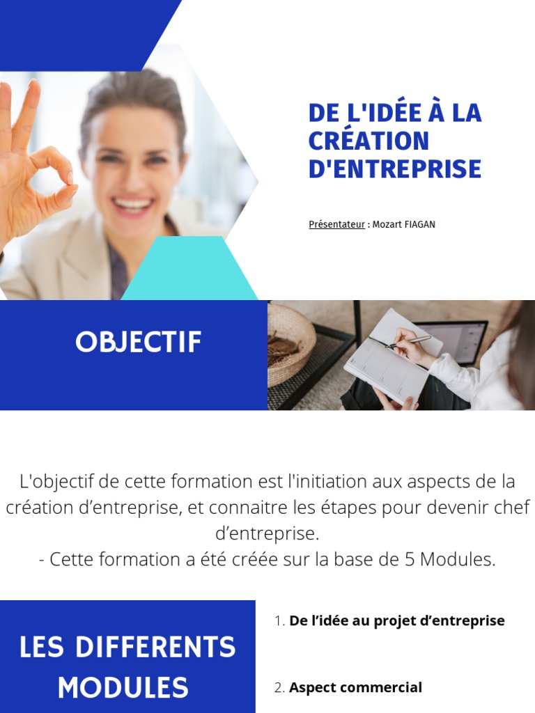 De l'idée à la création d'entreprise | PDF | Business | Entrepreneuriat