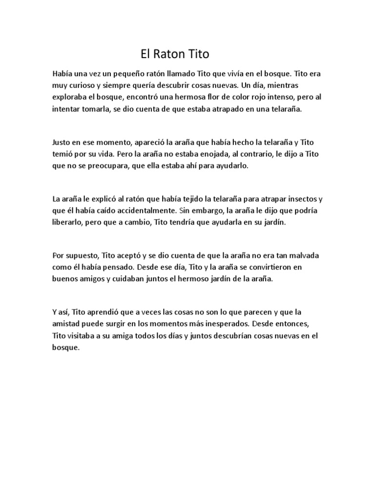 El Raton Tito | PDF
