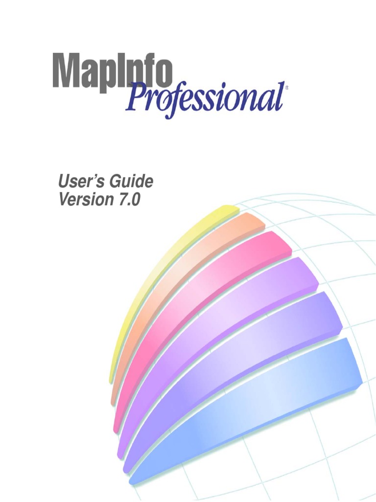 Mapinfo Userguide | PDF | Databases | Microsoft Windows