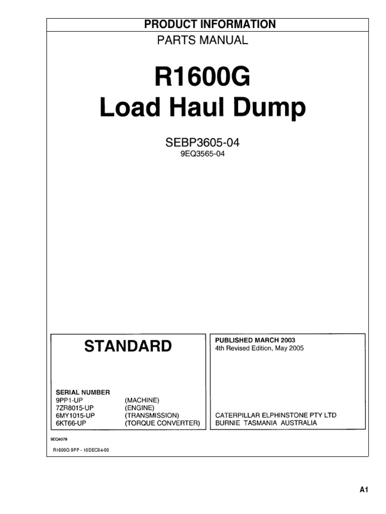 Manual Partes R1600G 9PP | PDF | Brake | Axle