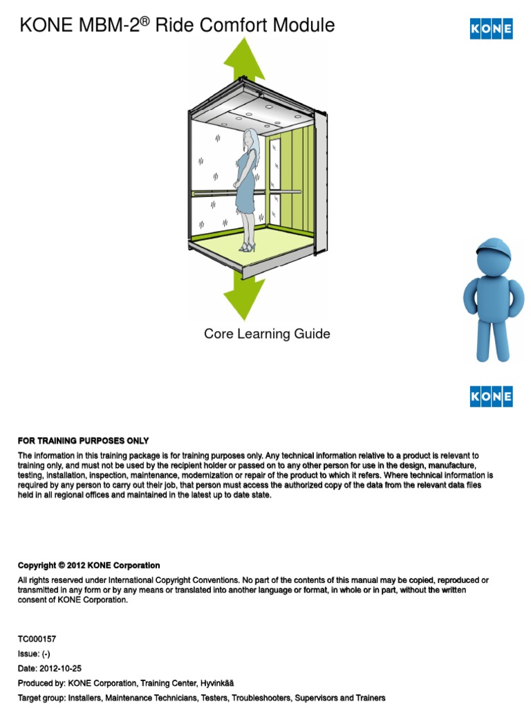 KONE Full MBM-2 Ride Comfort (Mechanical) For Trainee | PDF | Elevator ...