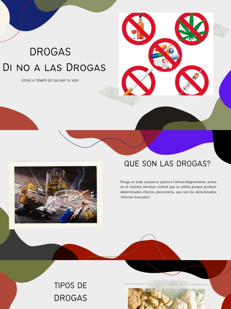 Presentacion De Las Drogas Pdf