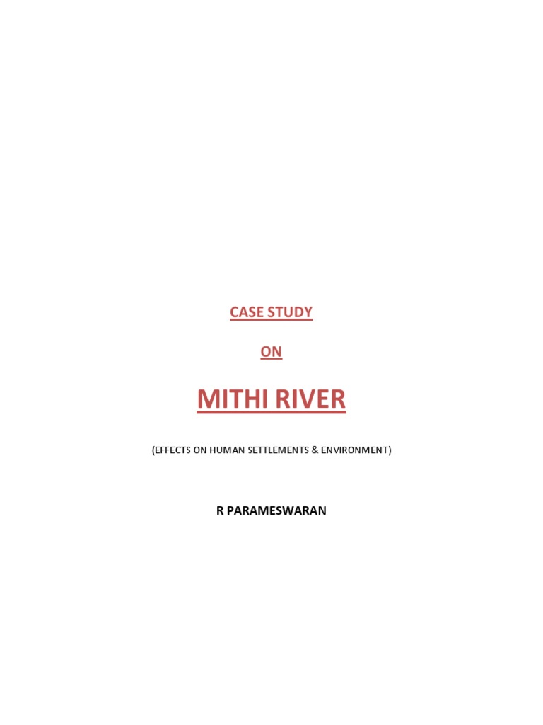 Case Study of Mithi River Effects On Hum | PDF | Environment ...
