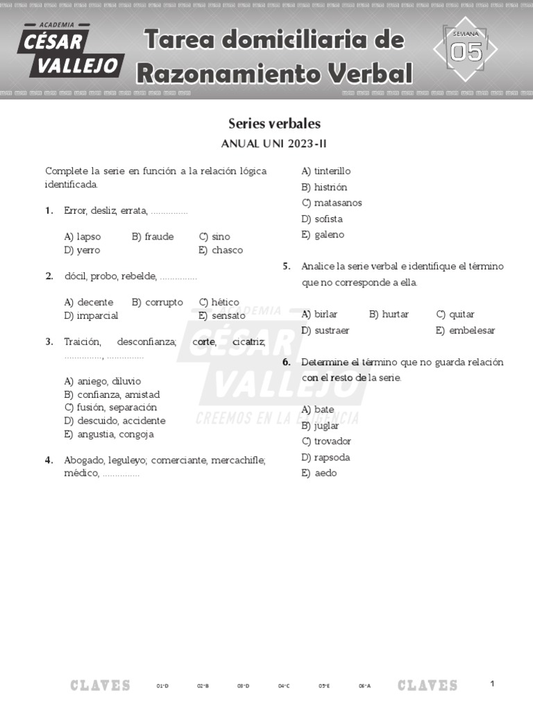 RV Auni Dom Sem05 | PDF