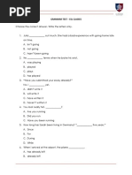 Grade 8 English Test Answer Key | PDF