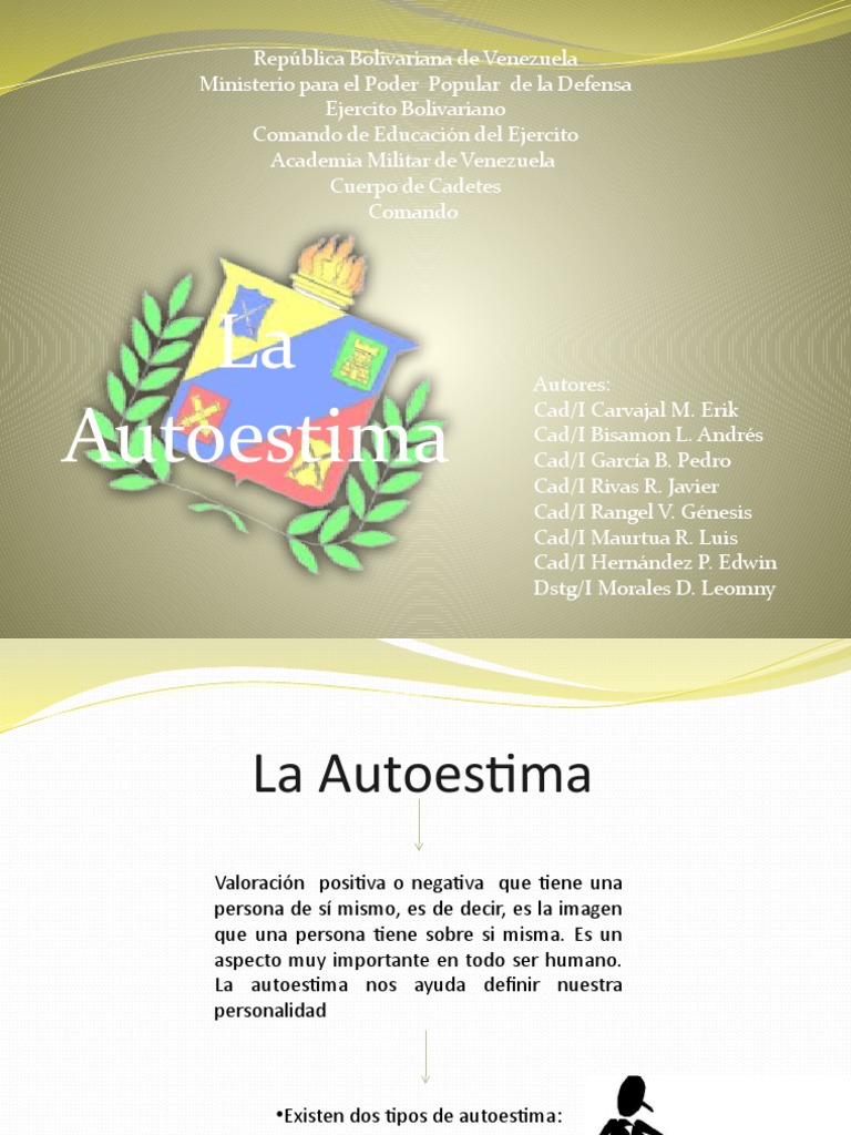 Autoestima | PDF | Autoestima | Sicología