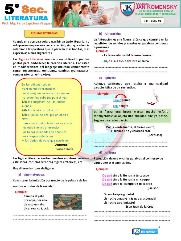 t1 - Recursos Estilísticos | PDF | Recursos poéticos | Técnicas Retóricas