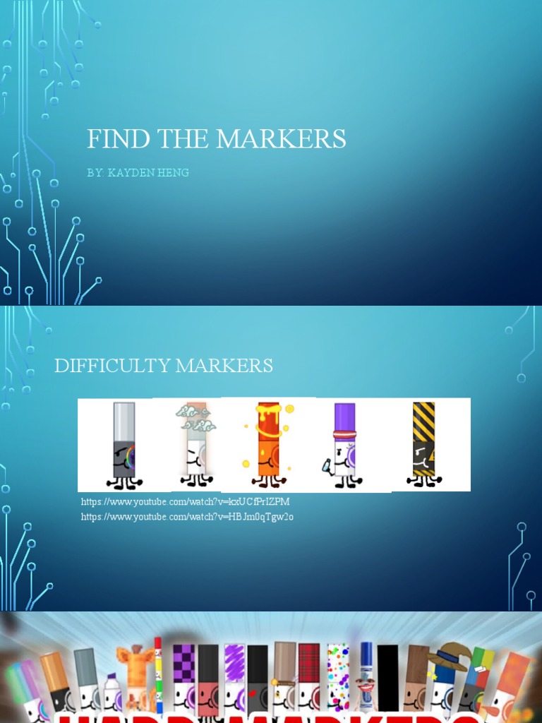Find The Markers | PDF