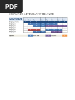 Attendance 2024 2025 | PDF